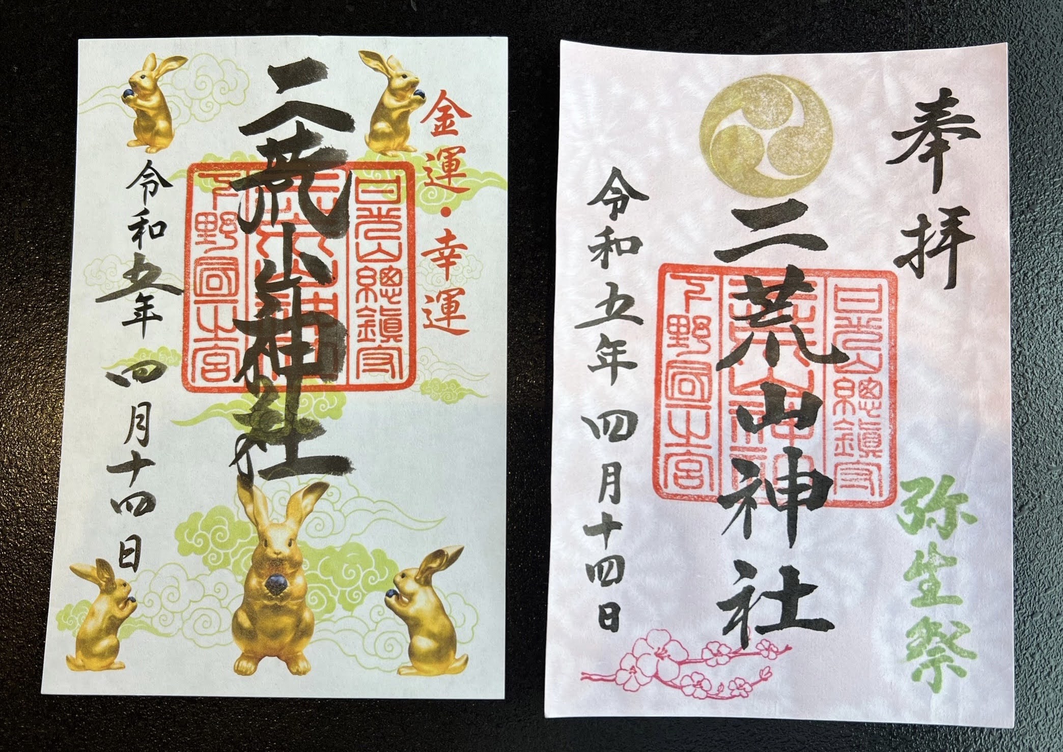 Nikko Futarasan Shrine Special Goshuin - 世界遺産 日光東照宮めぐり